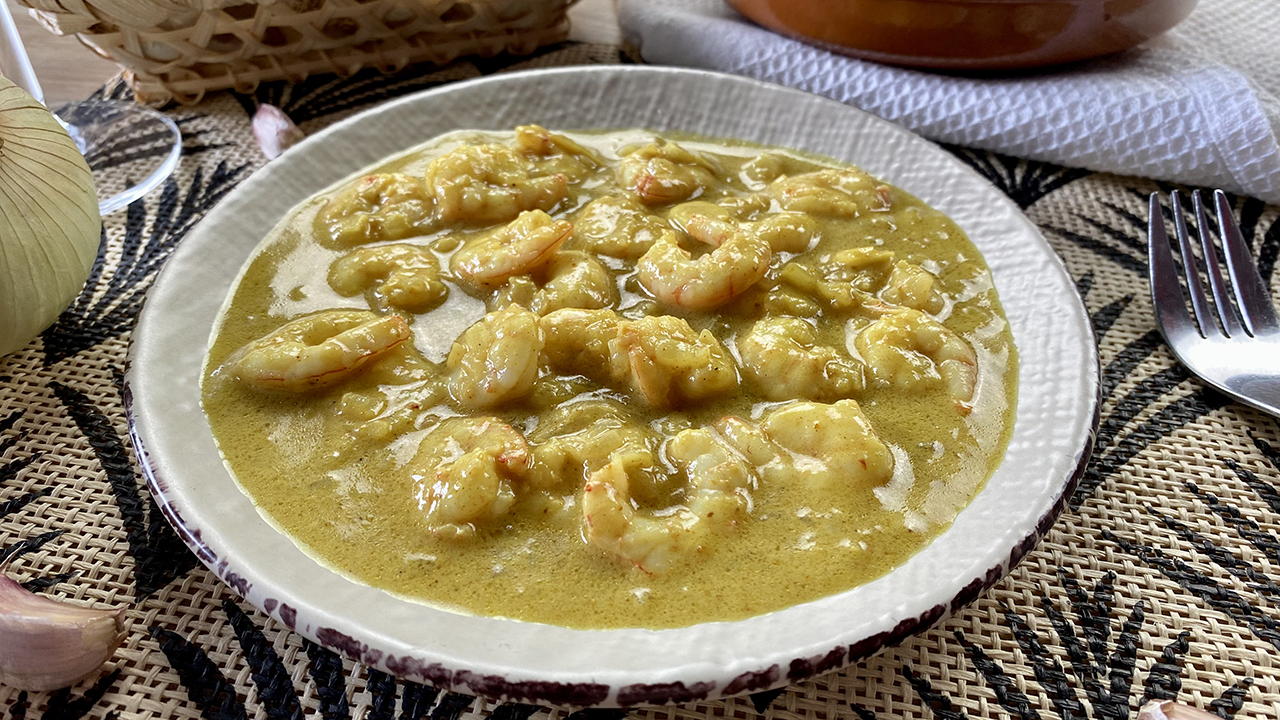 Gambas Al Curry Receta Lista En 10 Minutos