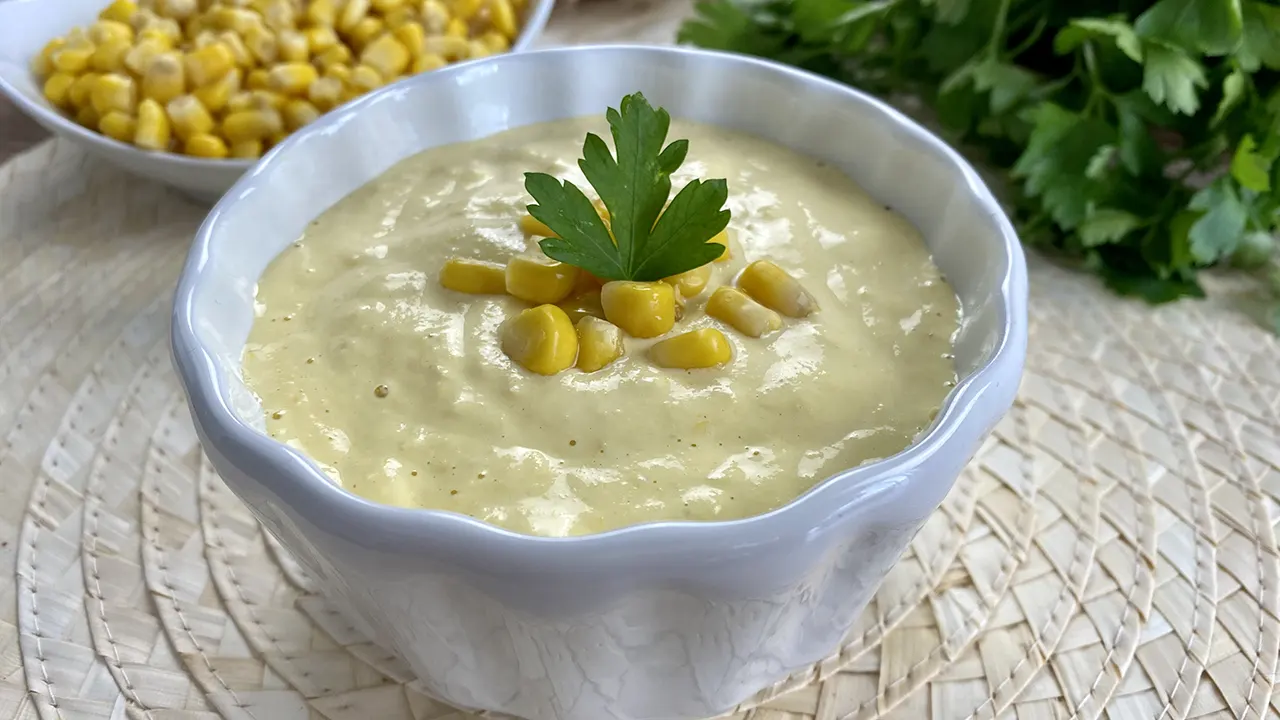 Salsa de maíz en solo 3 minutos